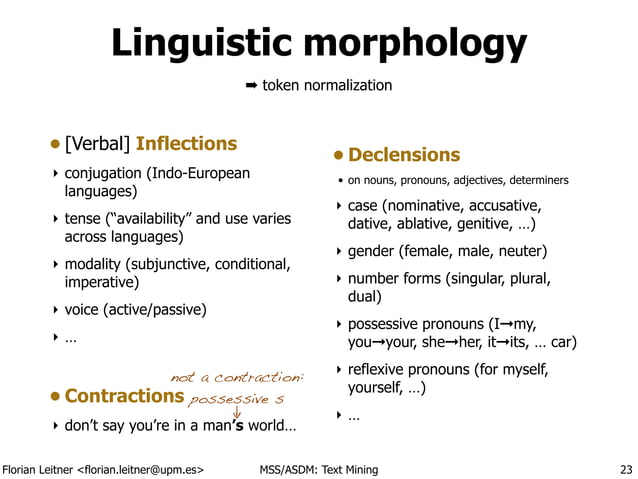 Text Mining From Bayes Rule To Dependency Parsing Ppt