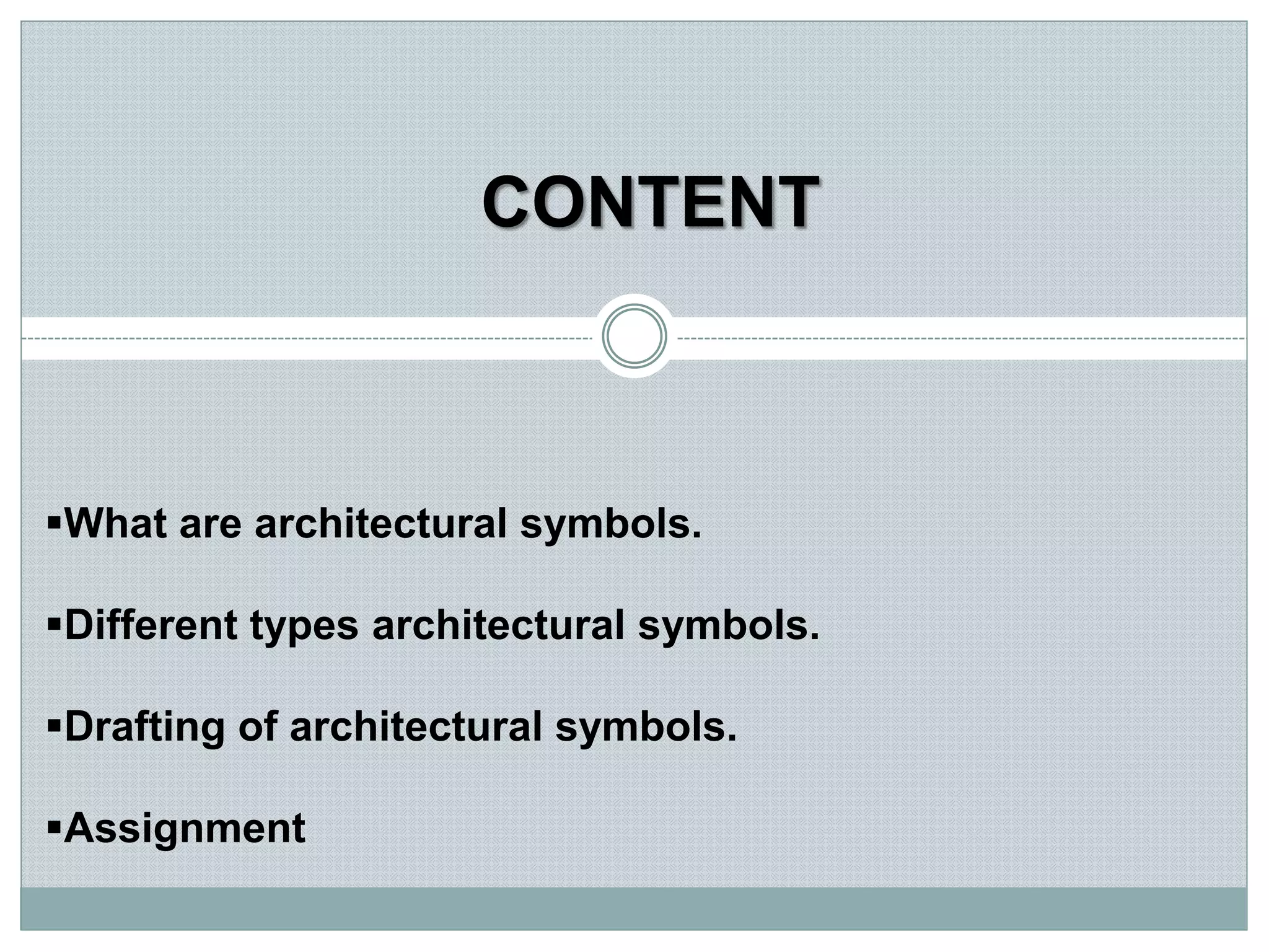 Lecture v drafting symbols | PPTX