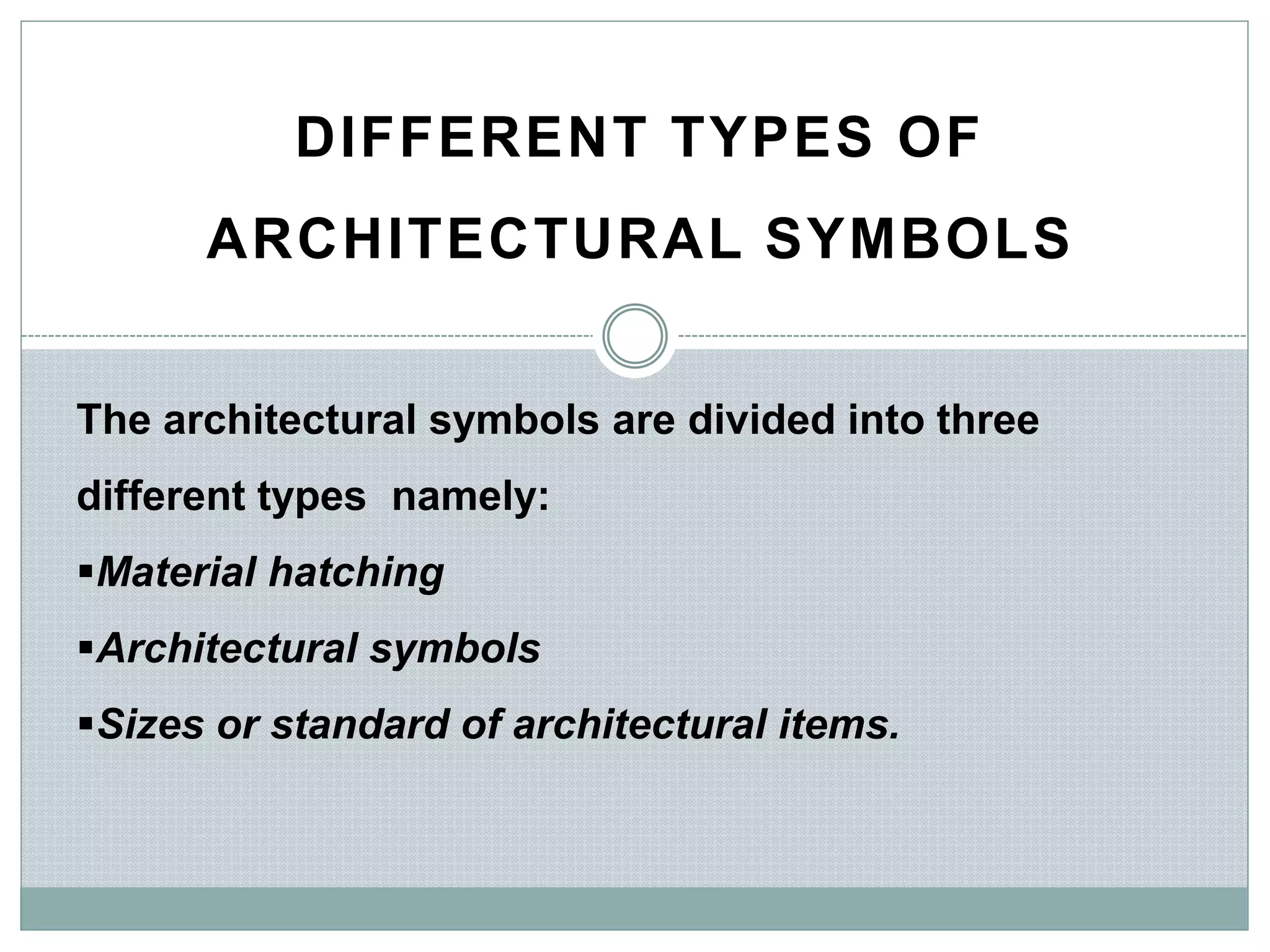 Lecture v drafting symbols | PPTX