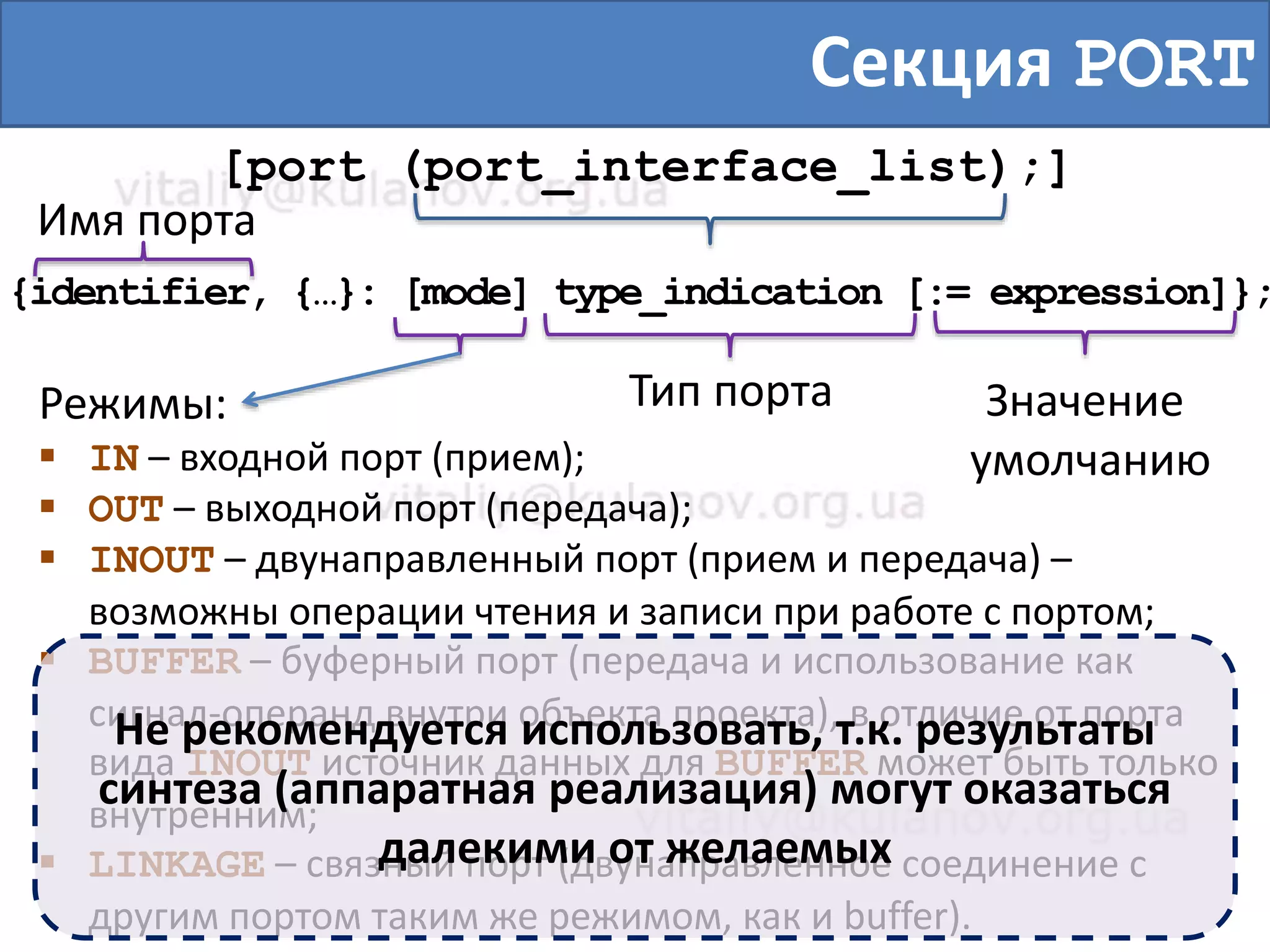 Basic principles of projects description in VHDL - ENTITY, ARCHITECTURE, LIBRARY, PACKAGE | PPT