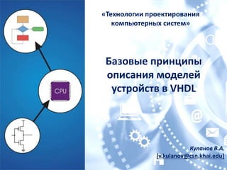 Basic principles of projects description in VHDL - ENTITY, ARCHITECTURE, LIBRARY, PACKAGE | PPT