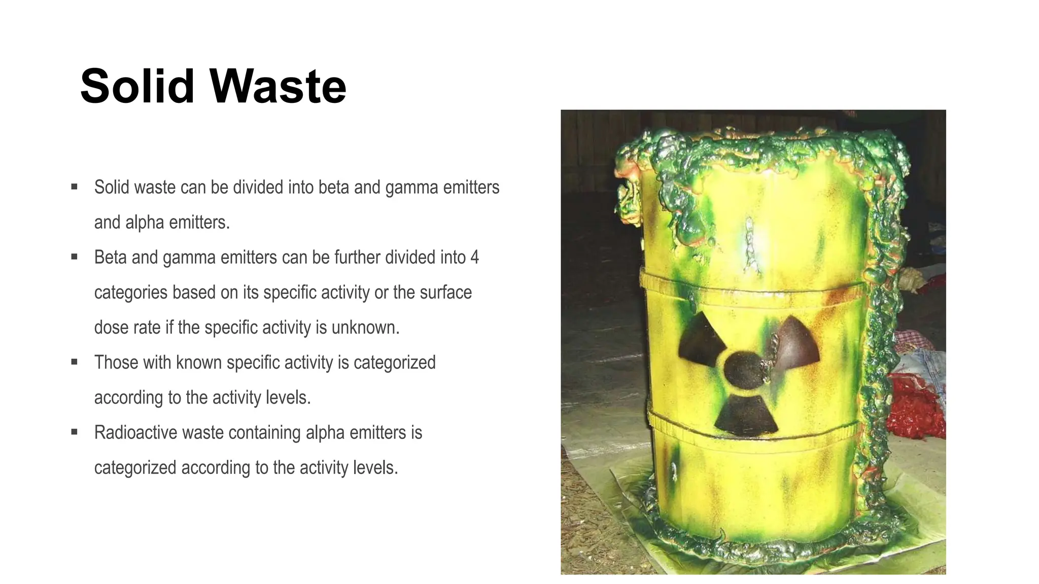 Radioactive Waste Management | PPTX