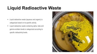 Radioactive Waste Management | PPTX