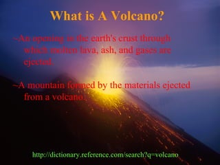 Lecture volcanoes. | PPT
