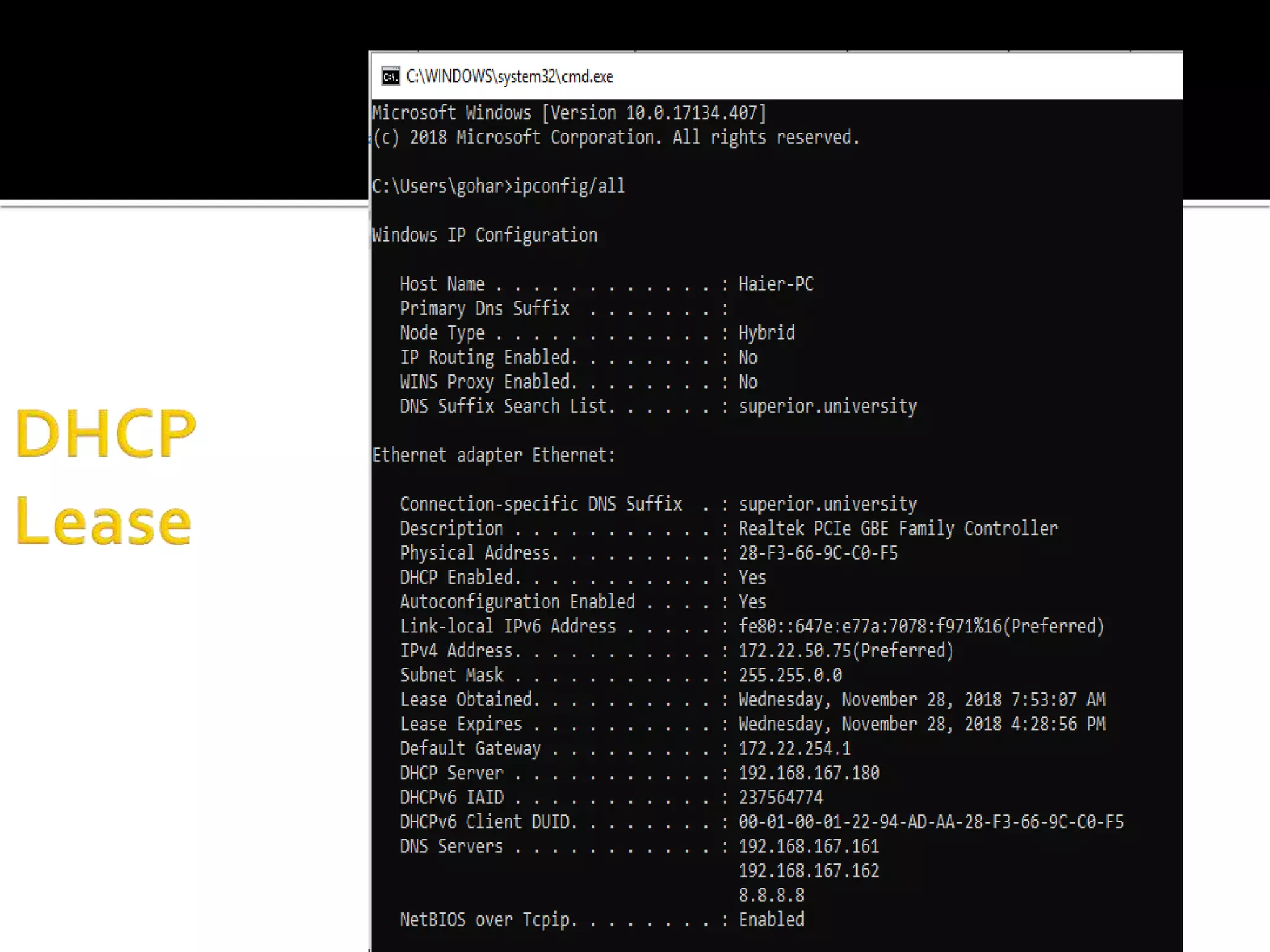 DHCP DNS P1 DHCP & Wireless Communication Methods Unicasting.pptx