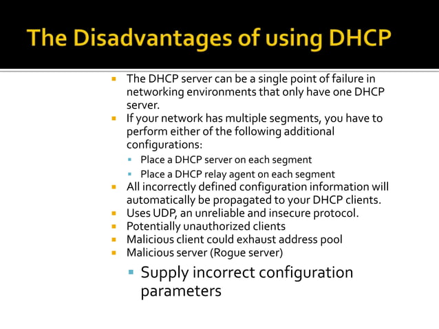 DHCP DNS P1 DHCP & Wireless Communication Methods Unicasting.pptx