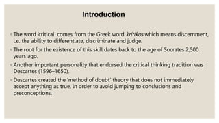 Lecture Week 1- Critical Thinking Skills.pptx