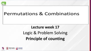 Lecture Week 17 which hleps in study for logic and | PPT