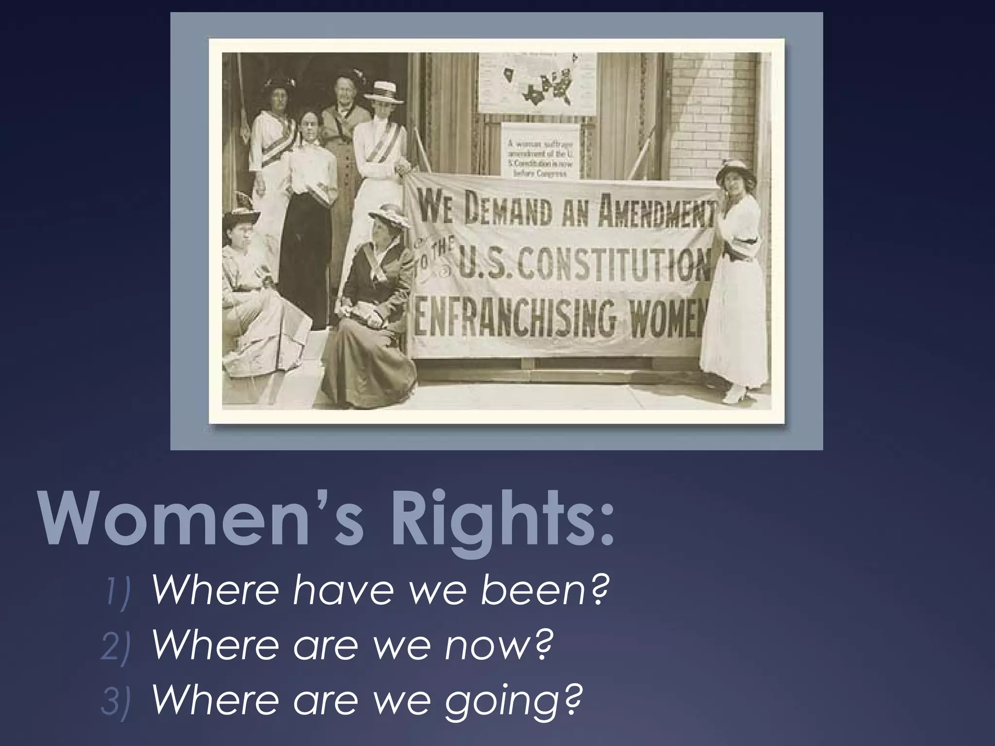 Lecture 1 Women's Rights | PPT