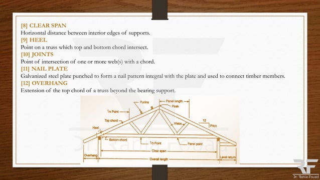Lecture Wooden Timber Ceiling محاضرة الاسقف الخشبية | PPT