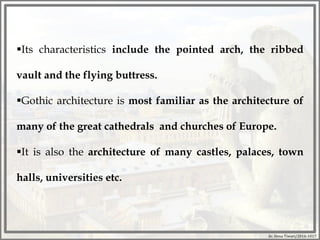 Lecture x gothic architecture | PDF