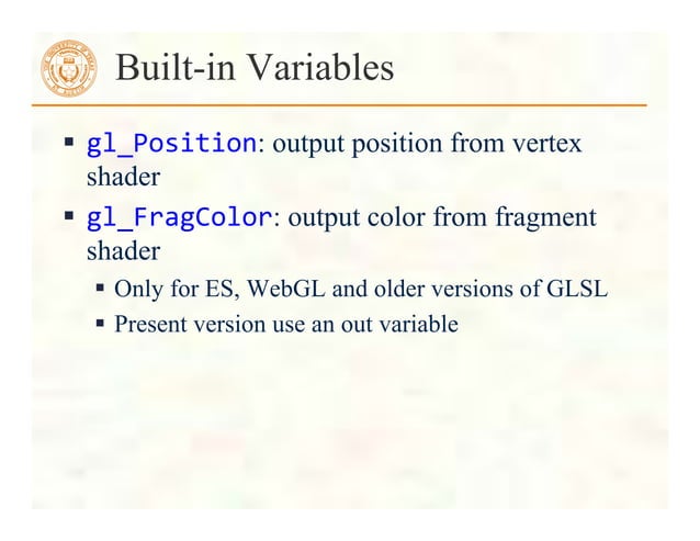 Lectureall Opengl Complete Guide Tutorialpdf 3 D Graphics Computer