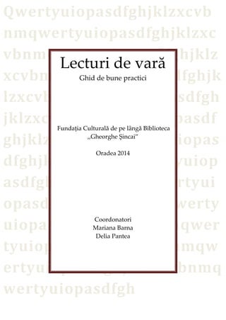 Lecturi de vara 2014 | PDF