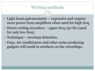 BIO MEDICAL RECORDERS | PPTX