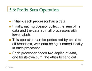 Lecturre 07 - Chapter 05 - Basic Communications Operations | PPTX