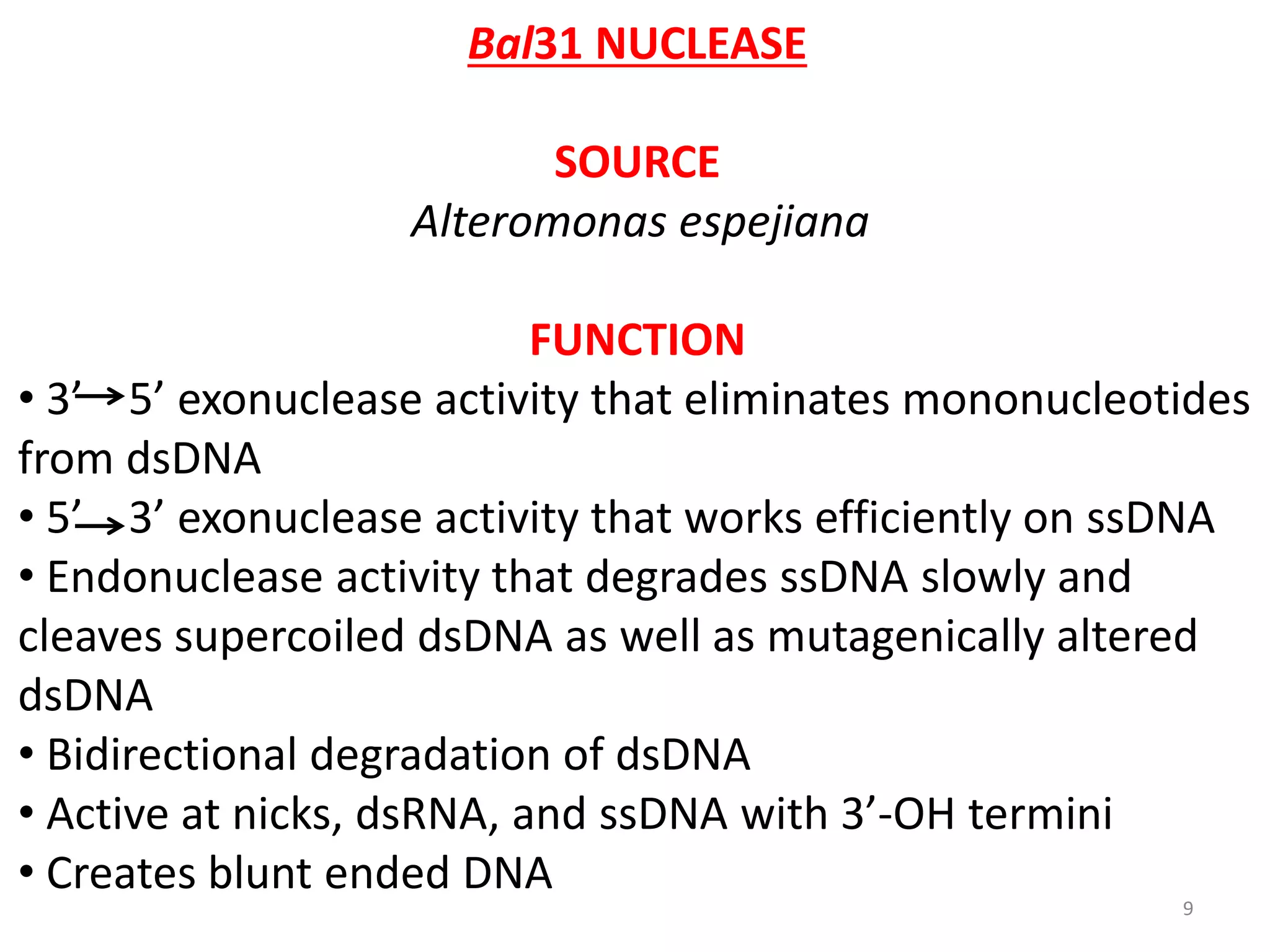 Lectut btn-202-ppt-l11. enzymes used in genetic engineering-ii | PPTX