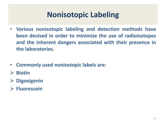 Lectut btn-202-ppt-l23. labeling techniques for nucleic acids | PPTX ...