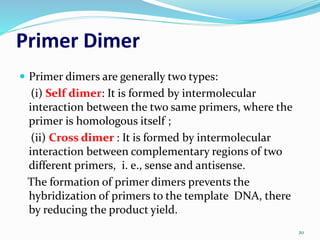Lectut btn-202-ppt-l26. polymerase chain reaction for dna amplification | PPTX
