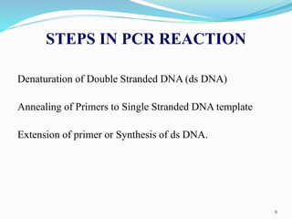Lectut btn-202-ppt-l26. polymerase chain reaction for dna amplification ...