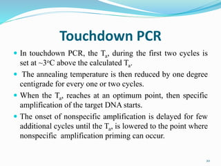 Lectut btn-202-ppt-l27. variants of pcr-i | PPT | Free Download