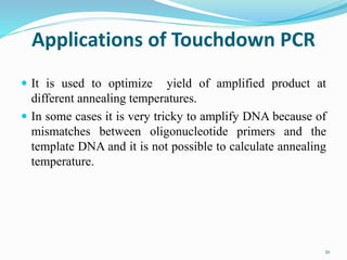 Lectut btn-202-ppt-l27. variants of pcr-i | PPT | Free Download