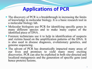 Lectut btn-202-ppt-l29. applications of pcr-i (1) | PPT