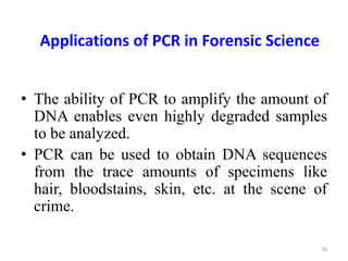 Lectut btn-202-ppt-l30. applications of pcr-ii | PPTX