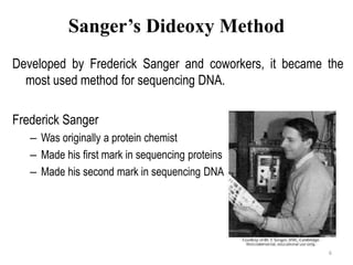 Lectut btn-202-ppt-l31. dna sequencing-i | PPT