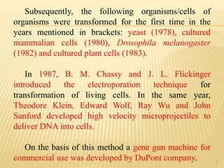 Lectut btn-202-ppt-l35. genetic transformation | PPT