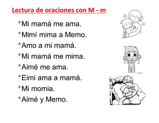 Lectuta de vocales m, p, s | DOCX