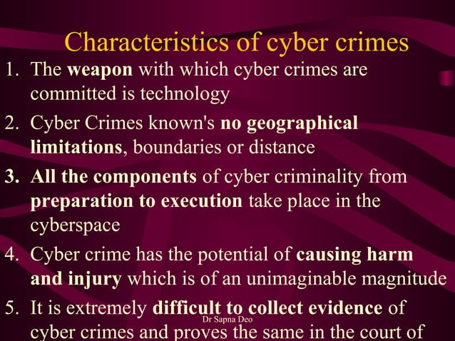 Types of cyber crimes | PPT