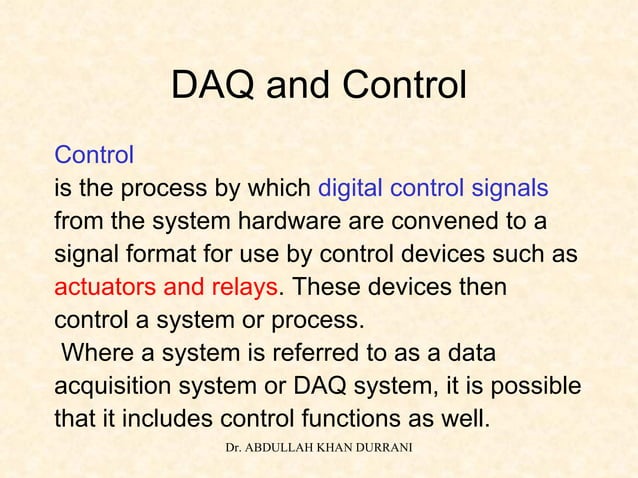 Lectute instrumentation and process control data acquisition | PPT ...