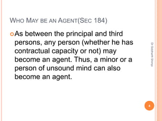 Lect viii contract of agency | PPTX