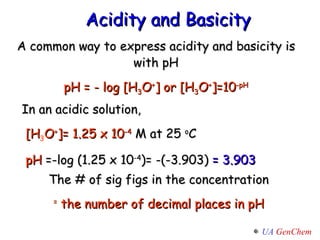 Lect w7 152_abbrev_ intro to acids and bases_alg | PPT
