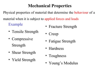 Properties of Materials | PPT