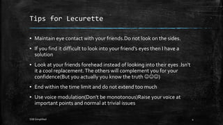 Lecurette -A simplified approach in SSB | PPTX