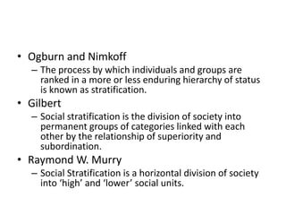 Lec v Social Stratification - Imran Ahmad Sajid | PPTX | Hinduism ...