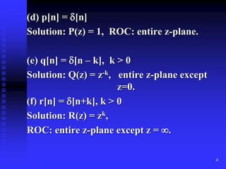 Z transform and Properties of Z Transform | PPT | Science