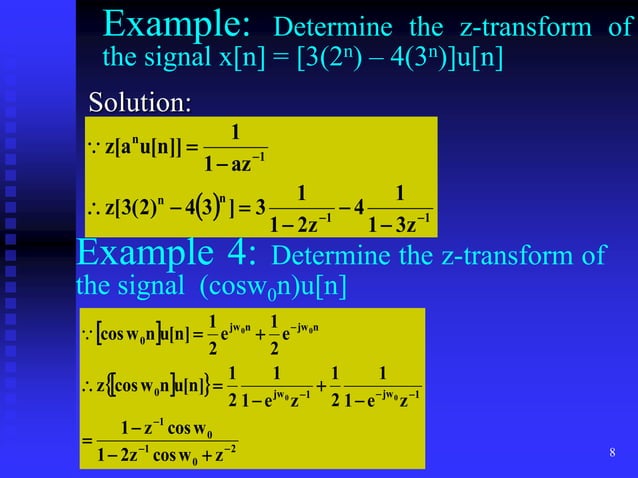 Z transform and Properties of Z Transform | PPT | Science
