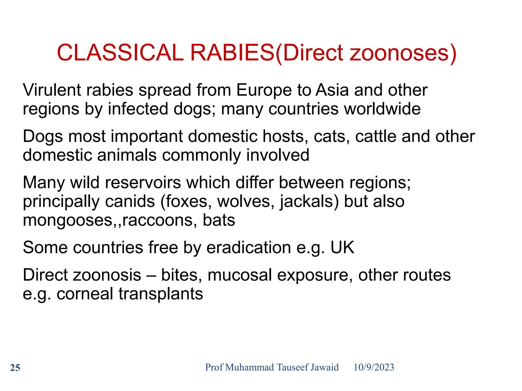 Zoonotic Diseases | PPT