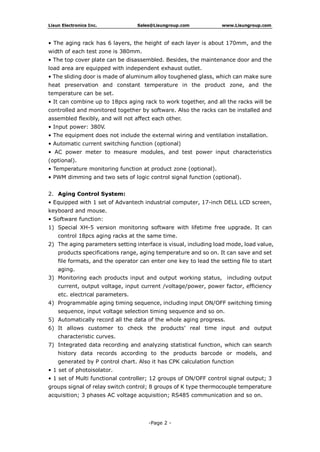 Led driver-aging-rack | PDF