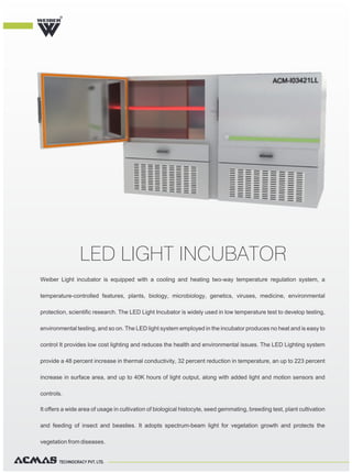 Led light-incubator | PDF