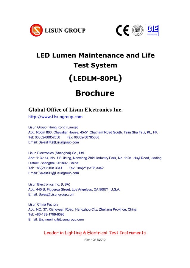 Led lumen-maintenance-and-life-test-system | PDF