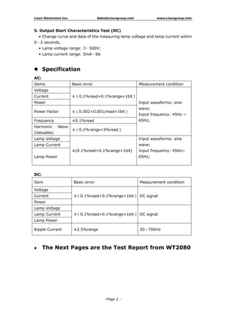 Led power-driver-tester | PDF