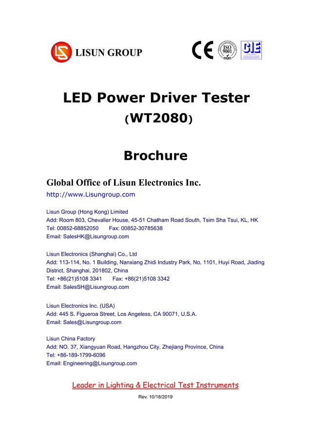 Led power-driver-tester | PDF