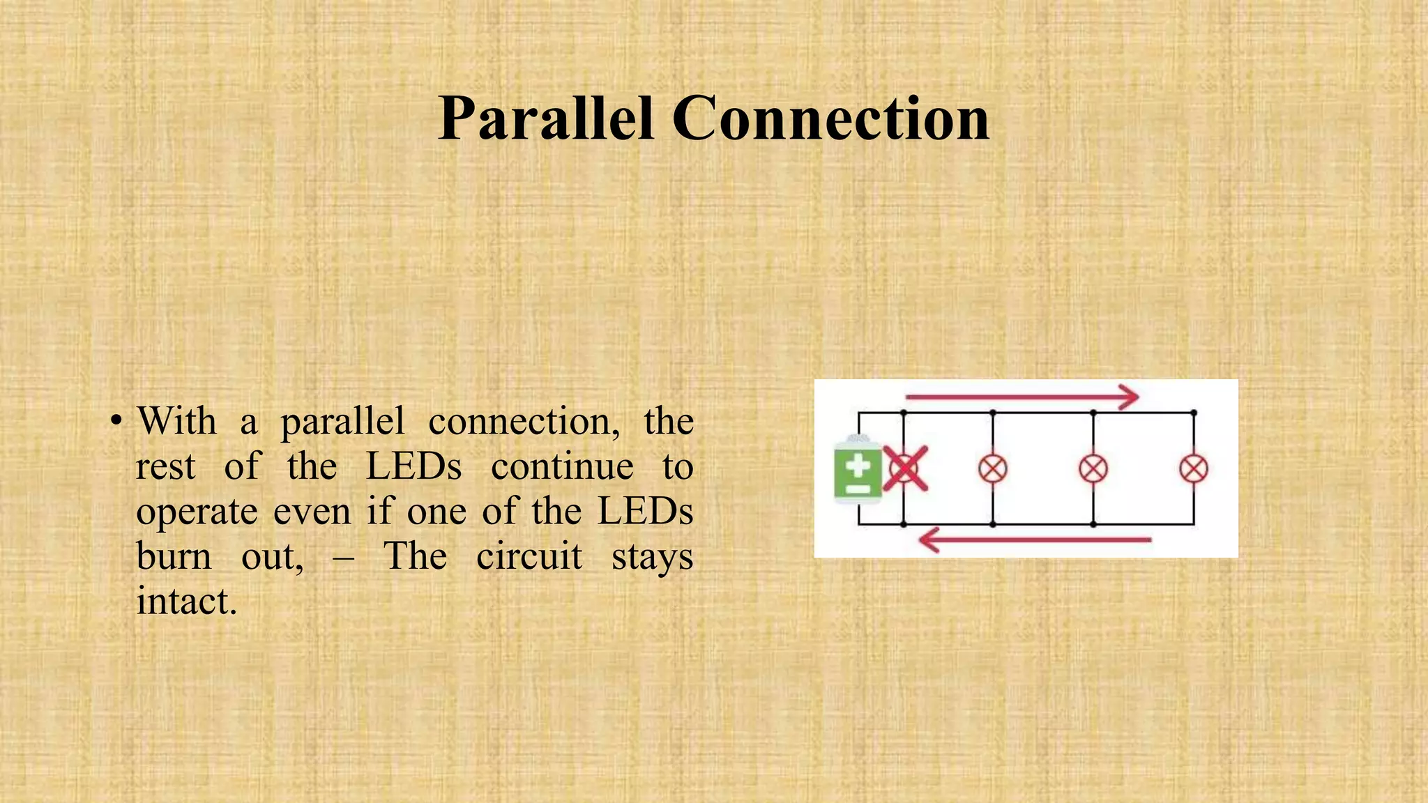 Led series and parallel connection | PPTX