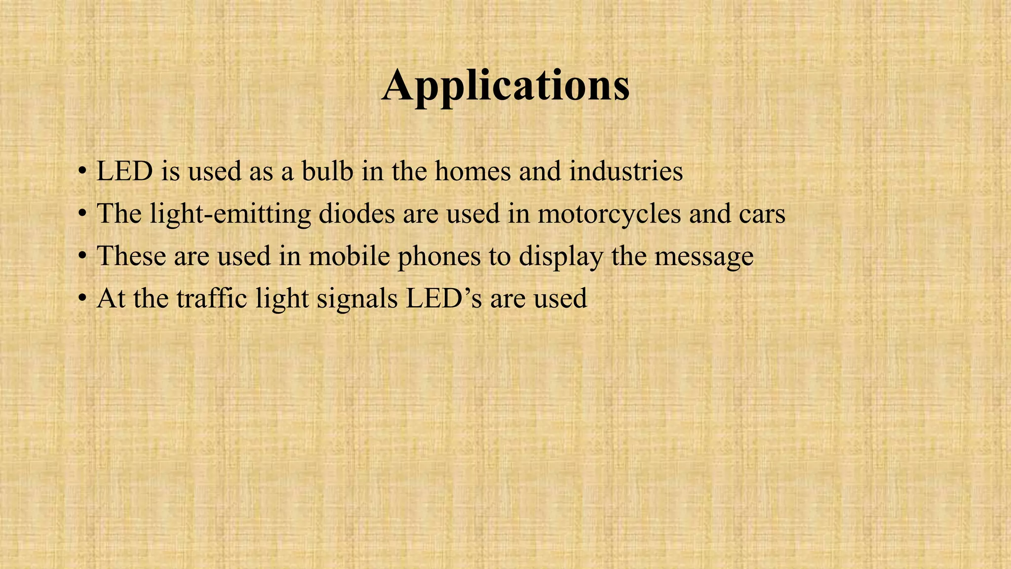 Led series and parallel connection | PPTX