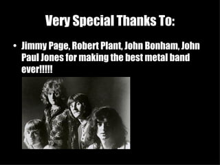 Led Zeppelin Powerpoint | PPT