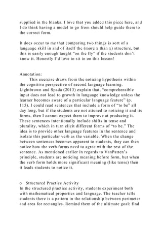 LED 6510 Lesson Plan Peer Review FormTitle of Lesson Plan Revi.docx ...