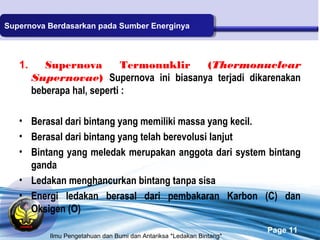 Ledakan bintang | PPT